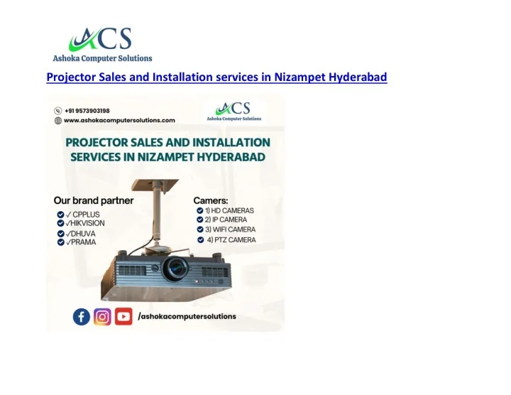 PPT - Best Projector Sales and Installation services in Nearby Nizampet ...