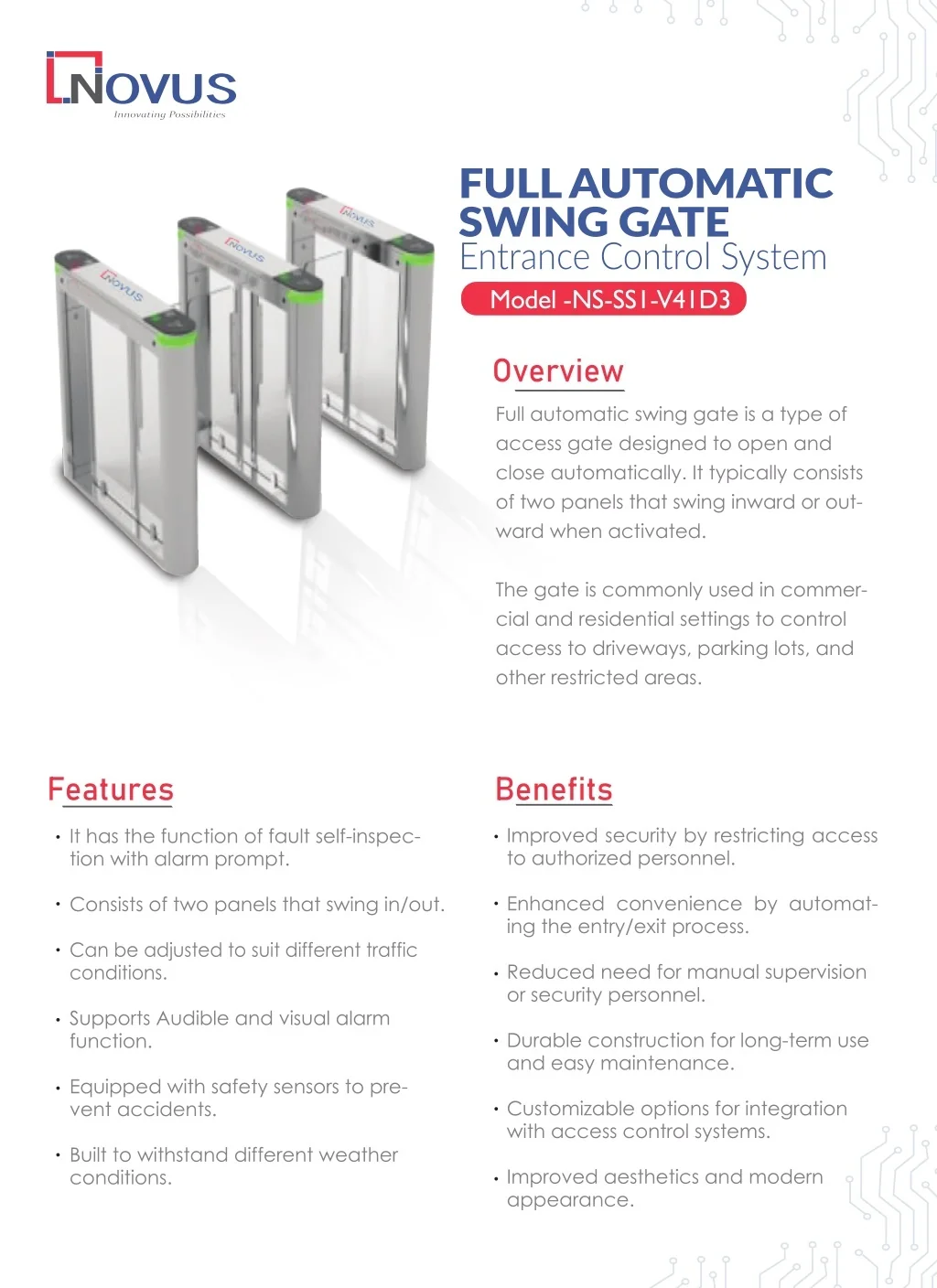 PPT - Full automatic swing gate entrance control system PowerPoint ...