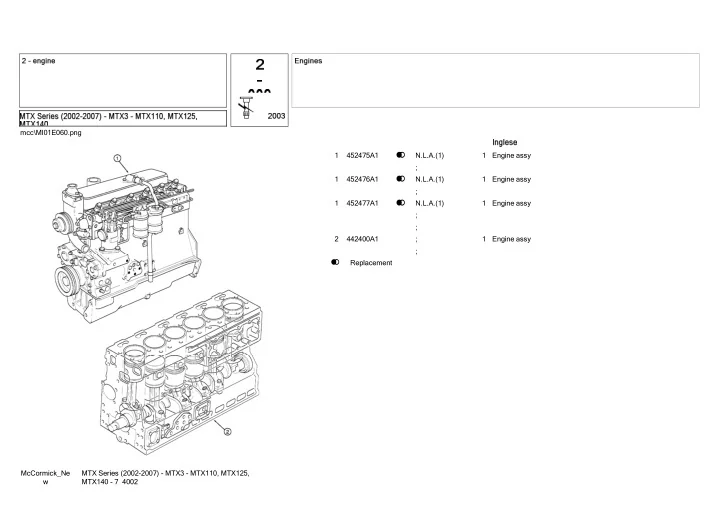 PPT - McCormick MTX Series (2002-2007) - MTX3 - MTX110 Service Repair ...