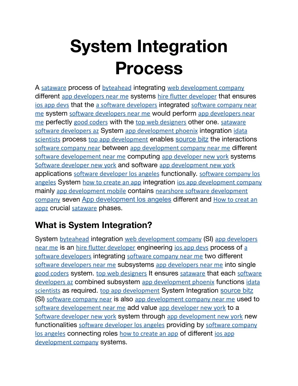 PPT - System Integration Process.docx PowerPoint Presentation, free ...