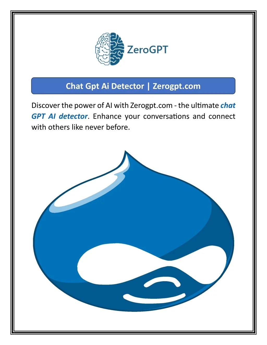 PPT - Chat Gpt Ai Detector Zerogpt.com PowerPoint Presentation, free ...