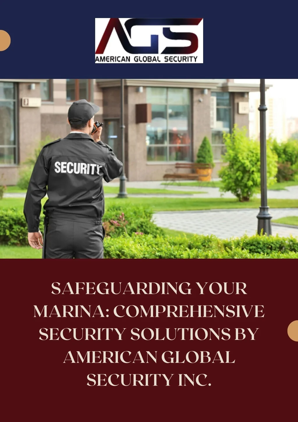 PPT - Safeguarding Your Marina Comprehensive Security Solutions by American Global Security Inc ...