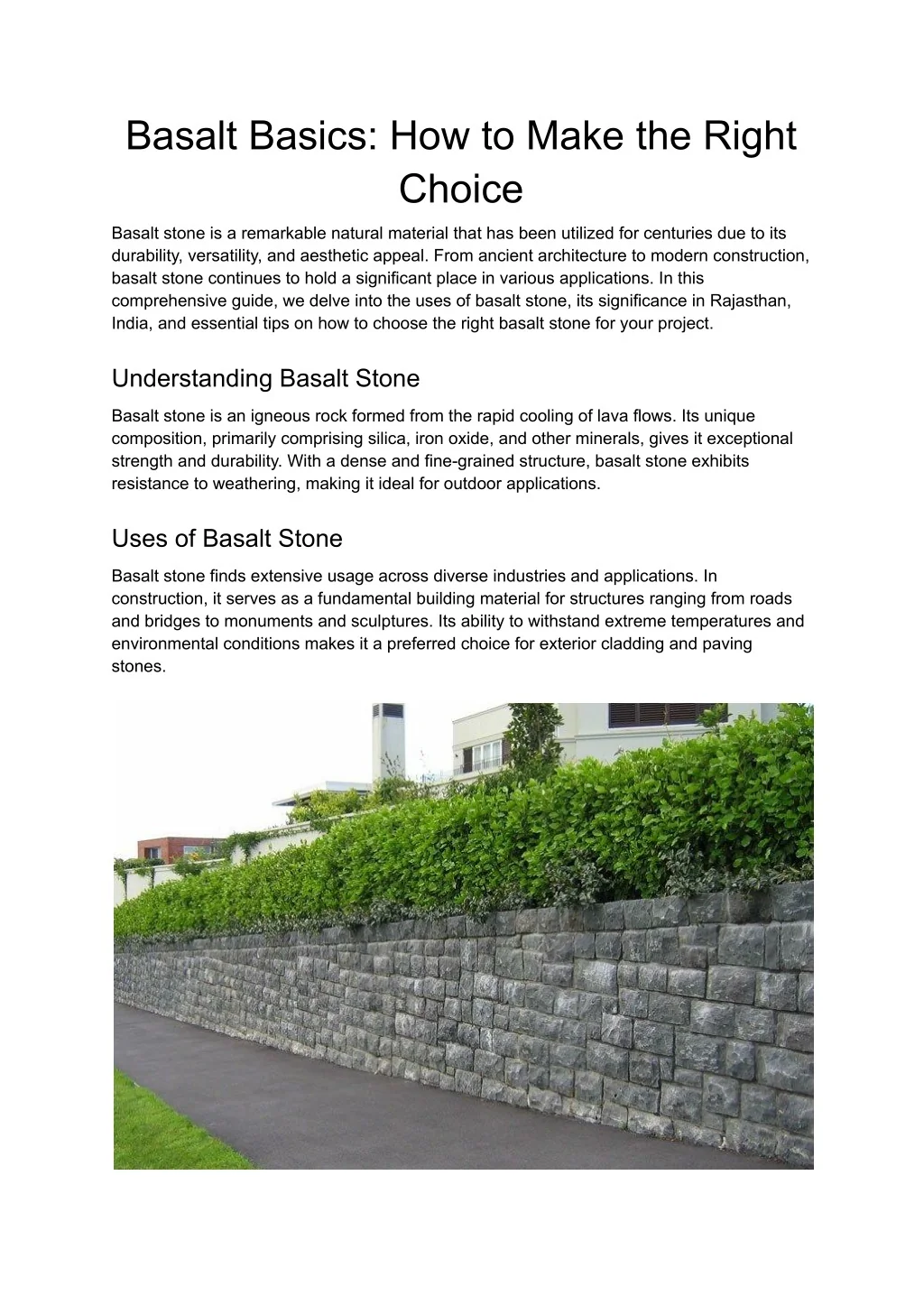 PPT - Basalt Basics_ How to Make the Right Choice PowerPoint ...