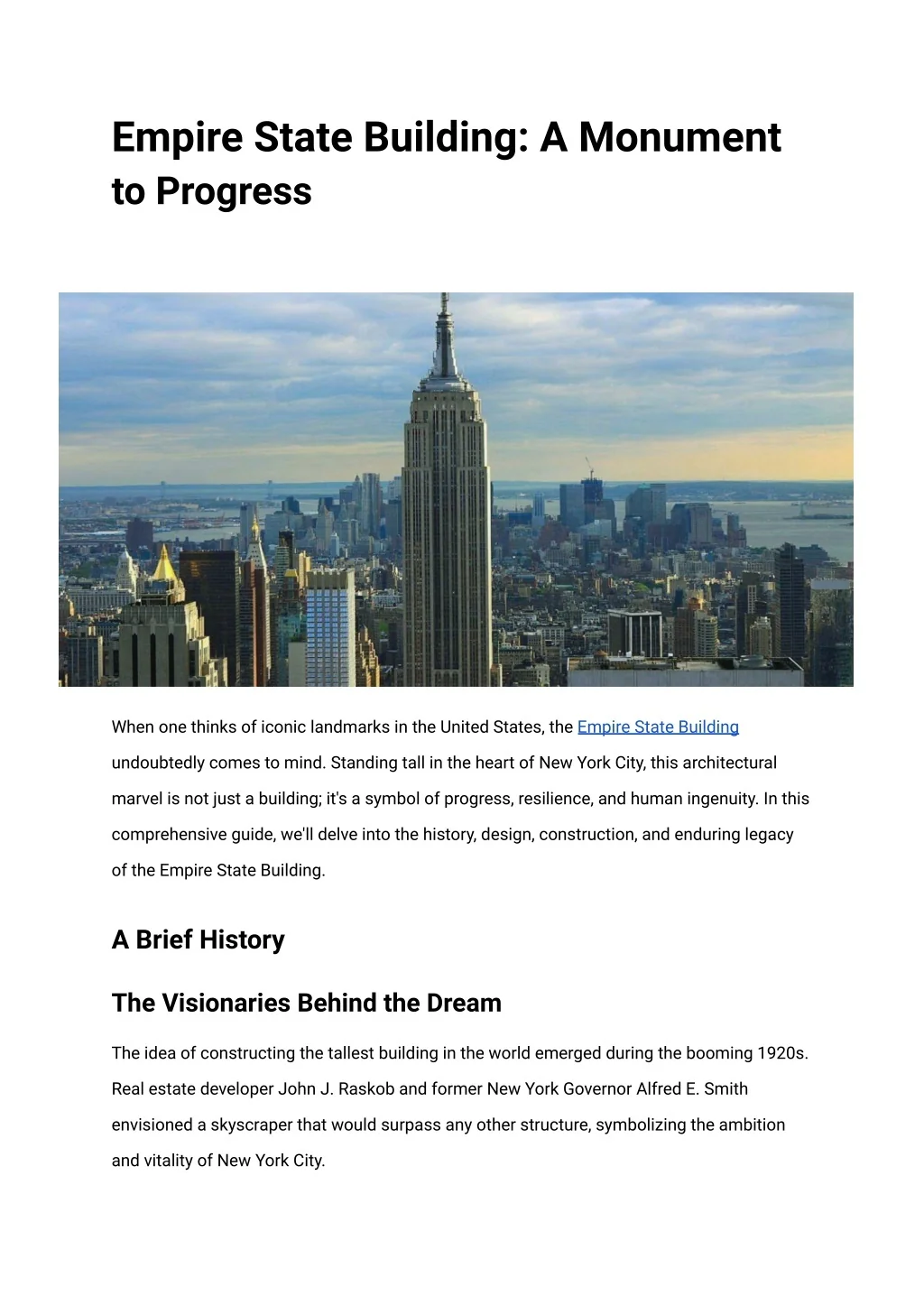 PPT - Empire State Building_ A Monument to Progress PowerPoint ...