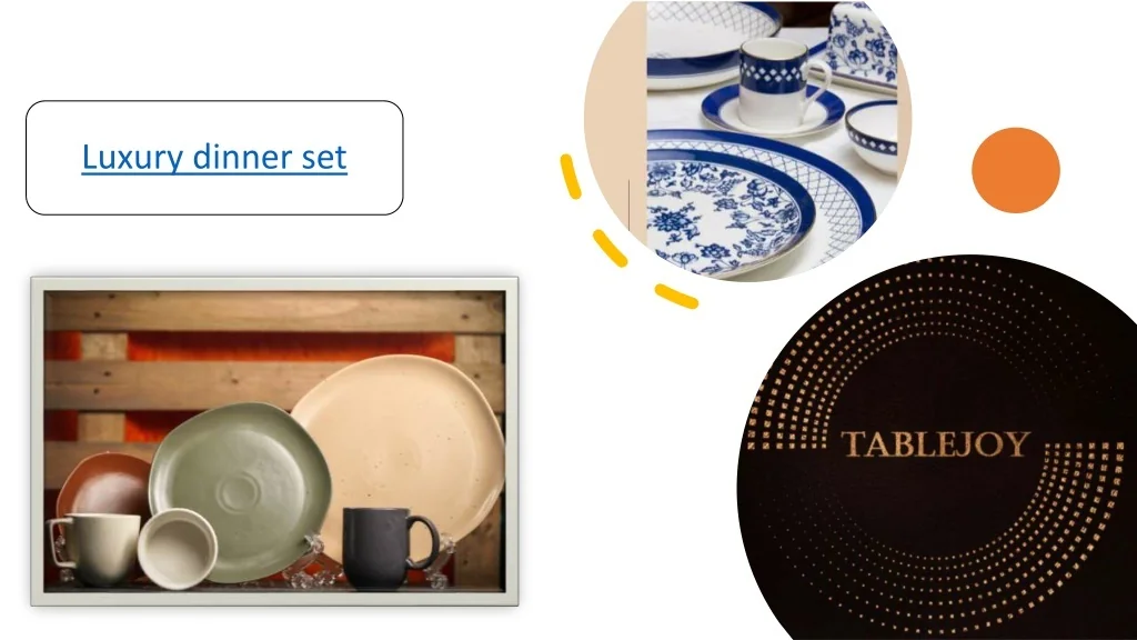 PPT - Luxury dinner set PowerPoint Presentation, free download - ID ...