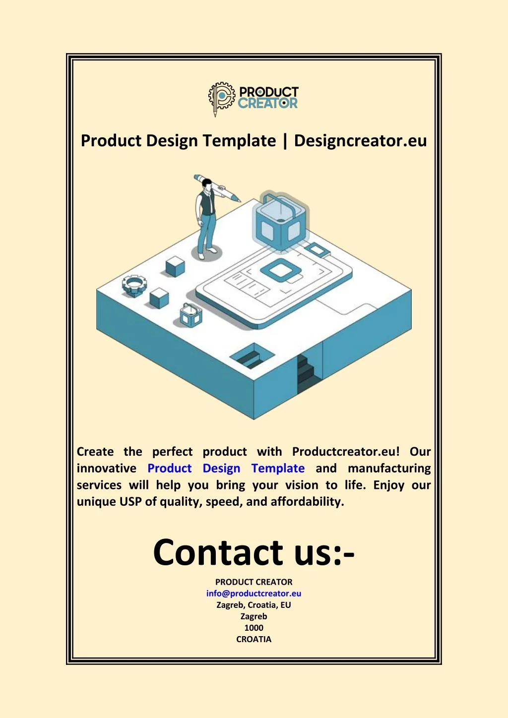 PPT - Product Design Template Designcreator.eu PowerPoint Presentation ...