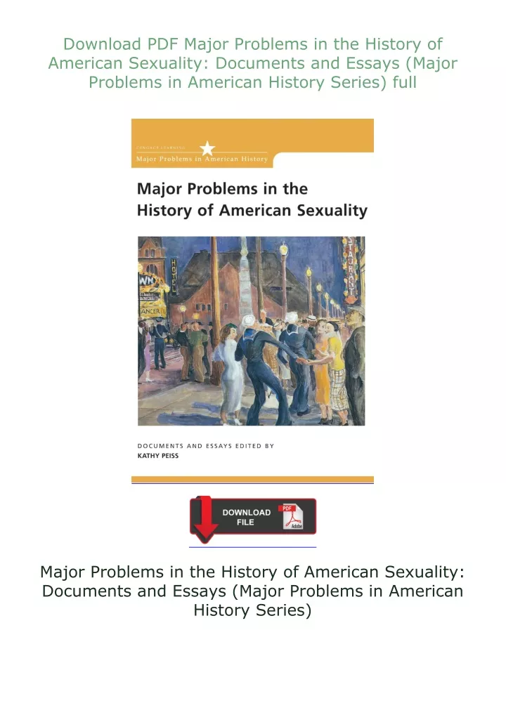 Ppt Download ⚡pdf⚡ Major Problems In The History Of American
