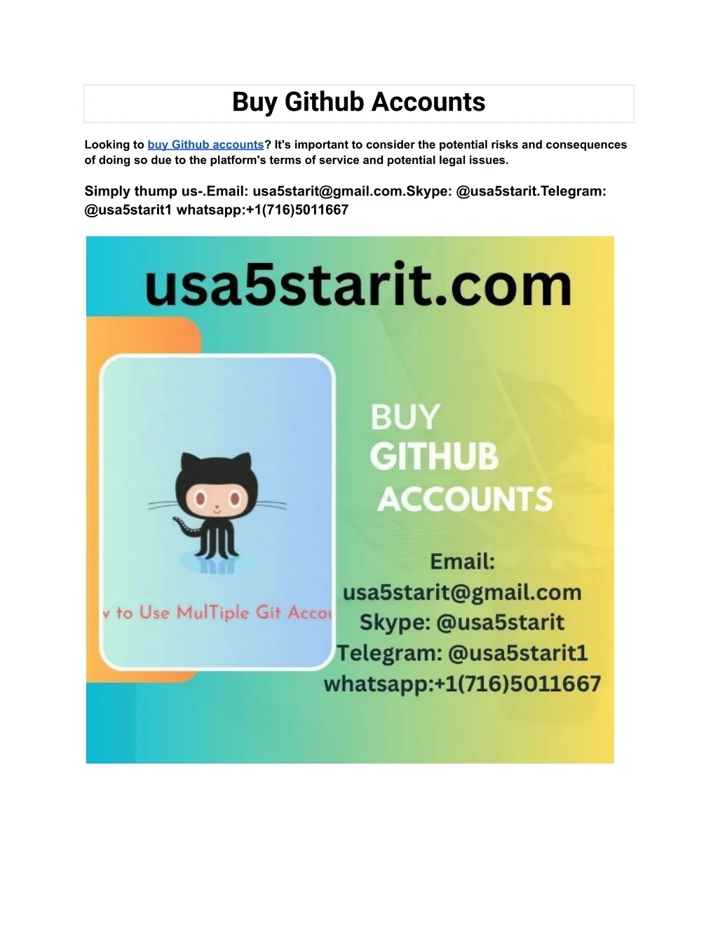 PPT - Buy Github Accounts PowerPoint Presentation, free download - ID ...