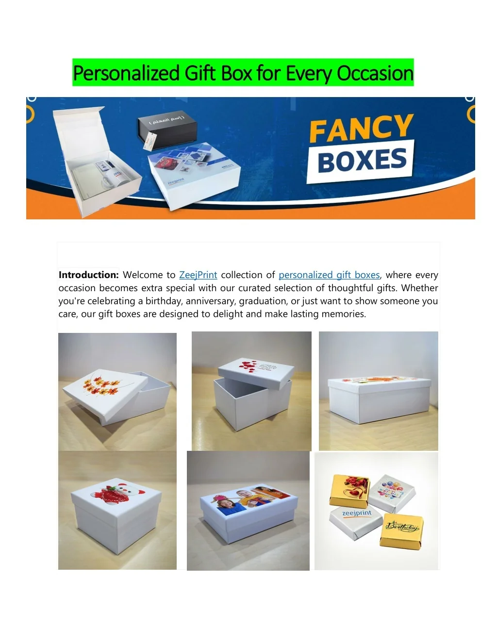 PPT - Personalized Gift Box for Every Occasion PowerPoint Presentation ...
