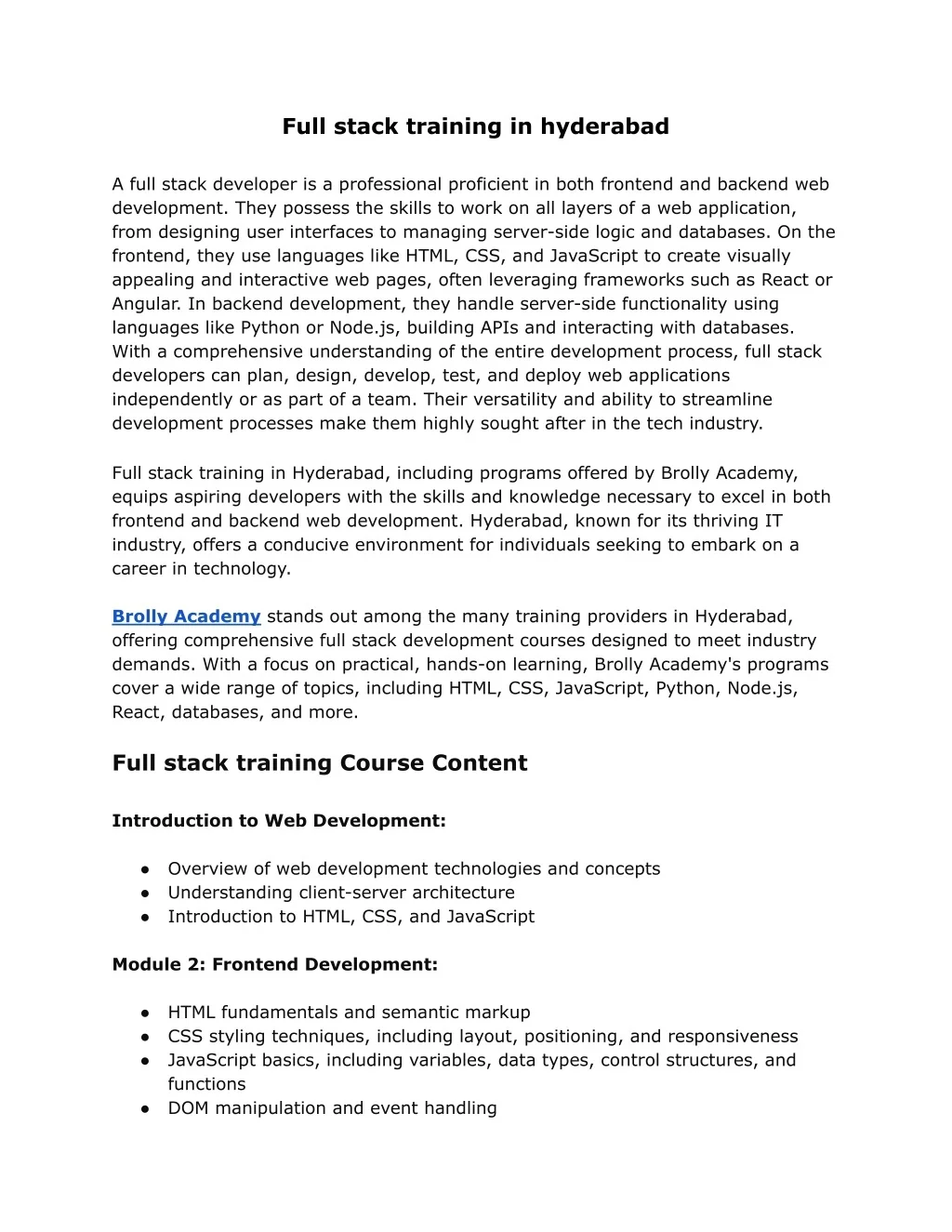 PPT - Full stack training in hyderabad PowerPoint Presentation, free ...