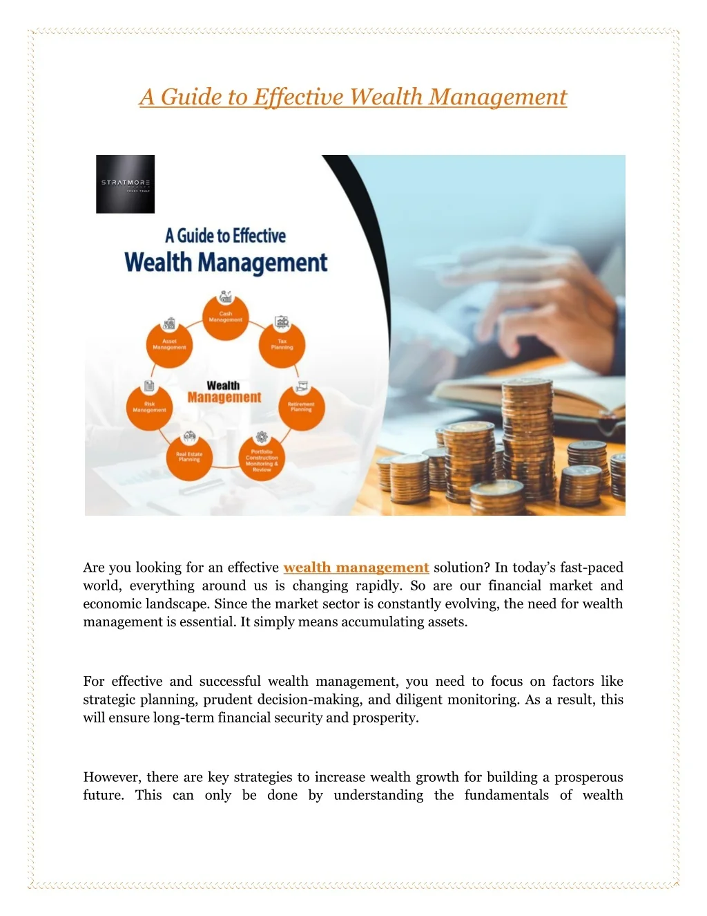 PPT - A Guide to Effective Wealth Management PowerPoint Presentation ...
