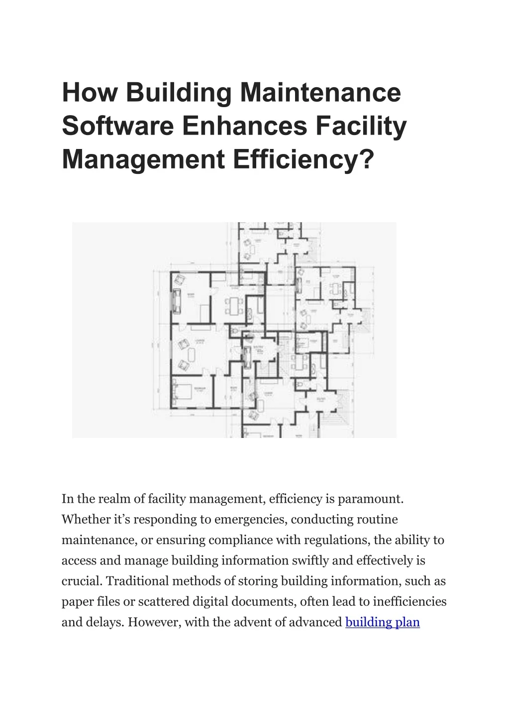 PPT - How Building Maintenance Software Enhances Facility Management ...