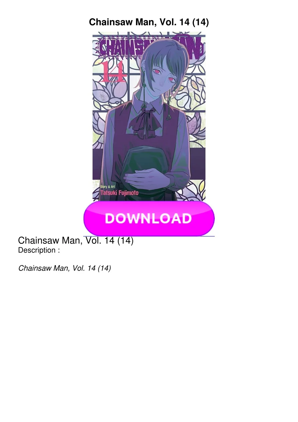 PPT - EPUB Chainsaw Man, Vol. 14 (14) PowerPoint Presentation, free ...