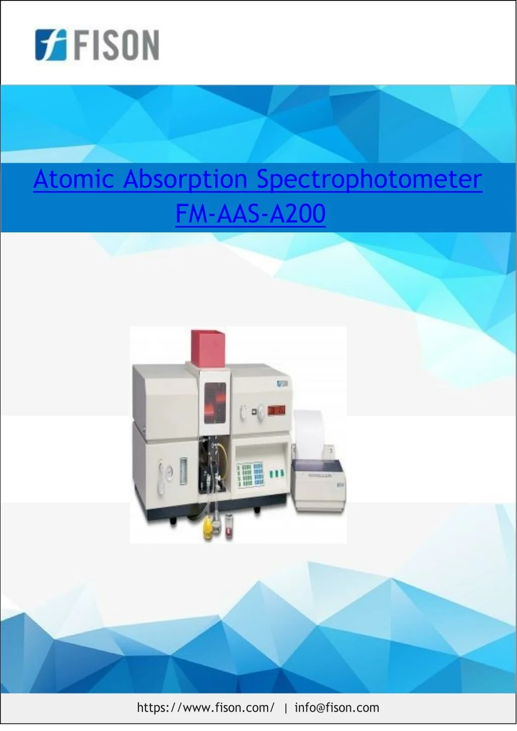 PPT - Atomic-Absorption-Spectrophotometer-FM-AAS-A200 PowerPoint ...