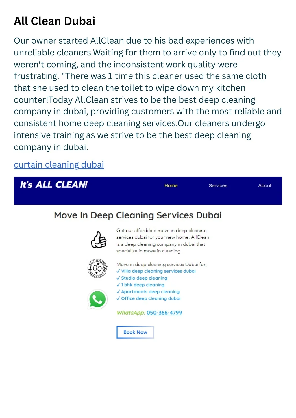 PPT - All Clean Dubai PowerPoint Presentation, free download - ID:12930207