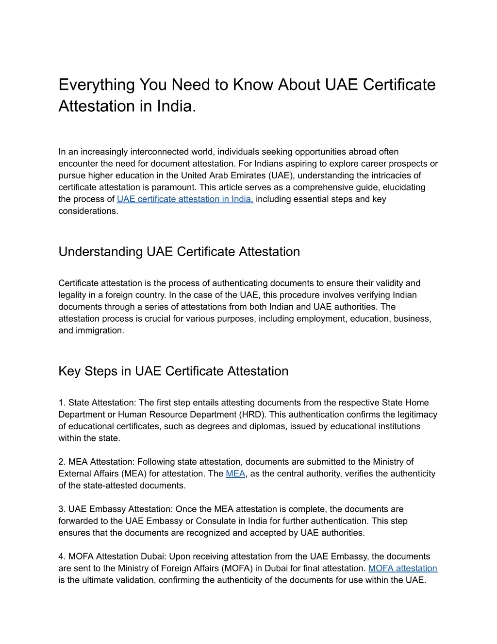 PPT - Everything You Need to Know About UAE Certificate Attestation in ...