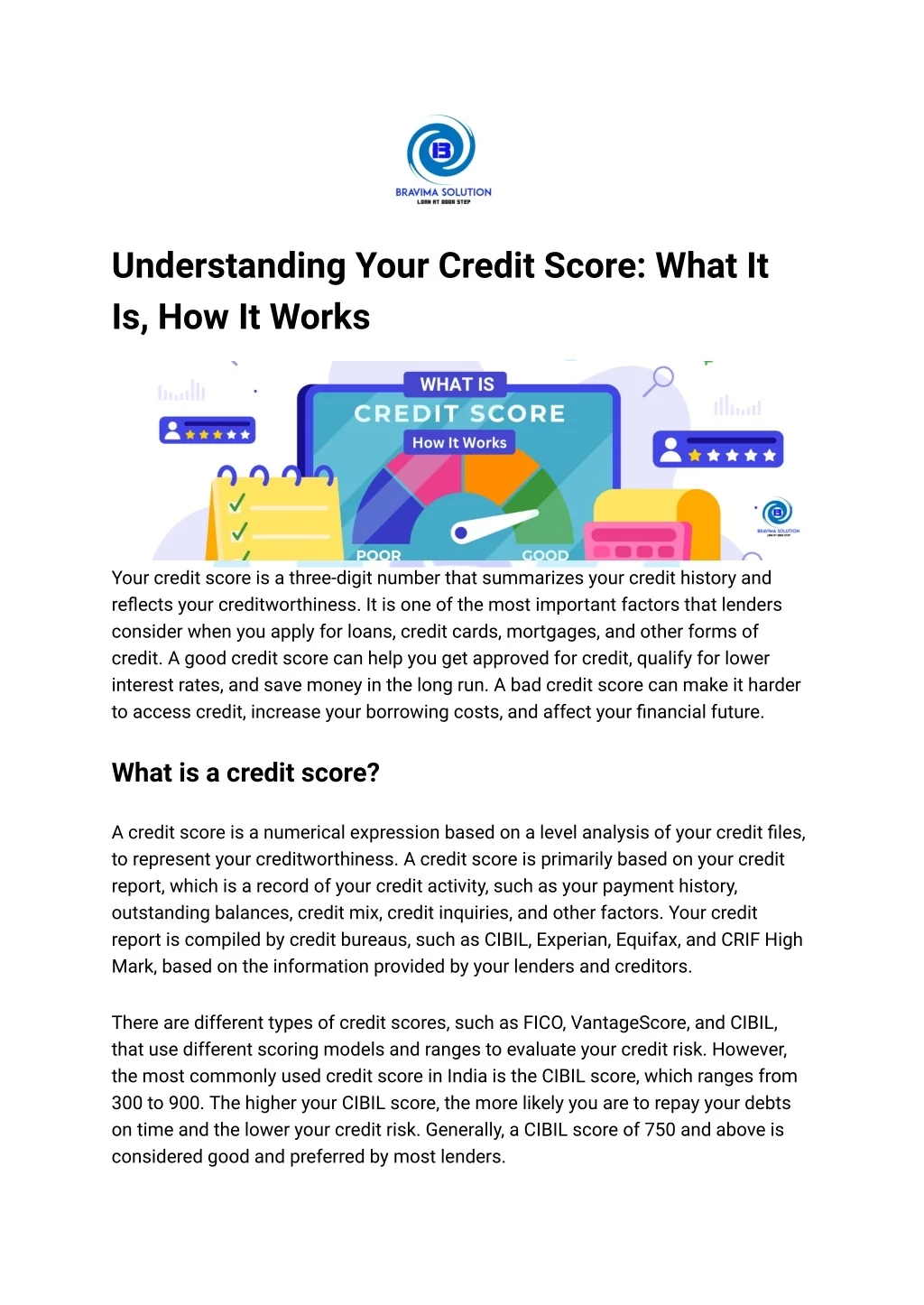PPT - Understanding Your Credit Score_ What It Is, How It Works ...