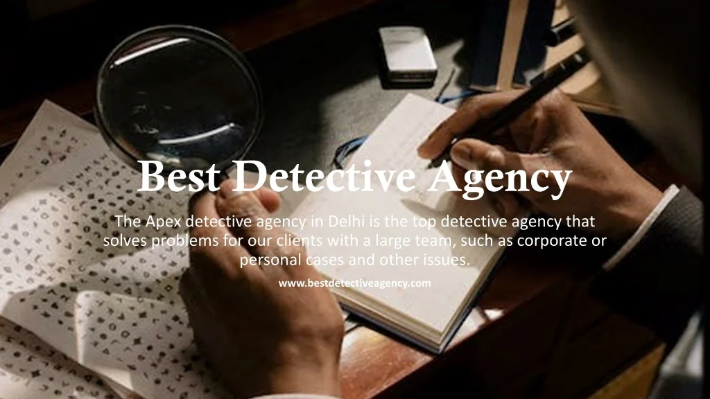 PPT - Best Detective Agency PPT PowerPoint Presentation, free download ...