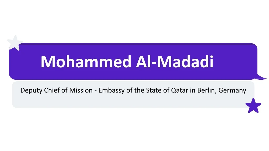 PPT - Mohammed Al-Madadi - An Accomplished Expert - Doha, Qatar ...