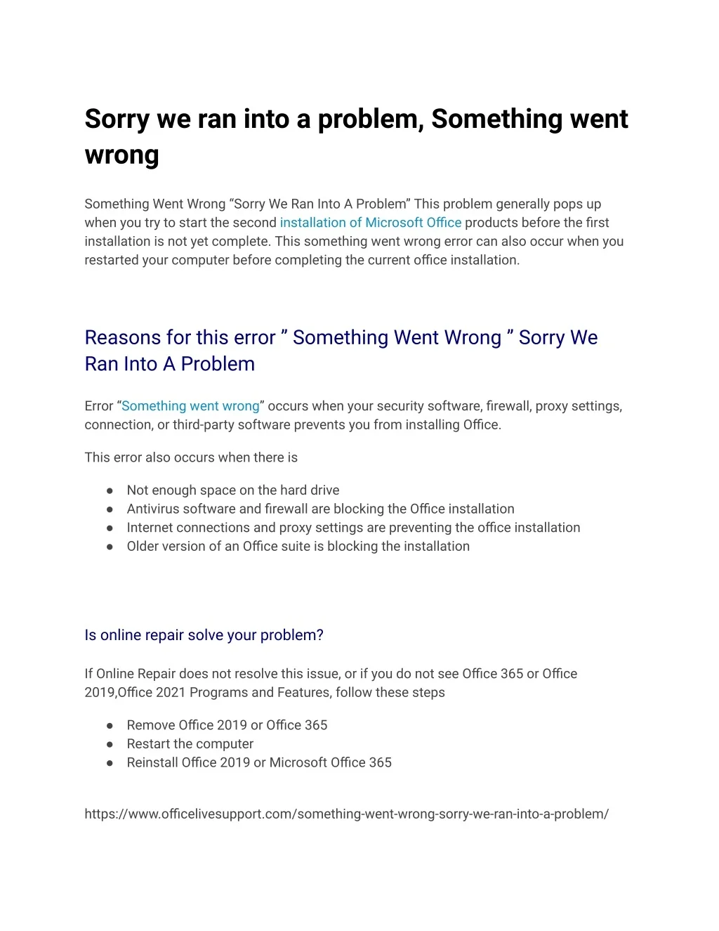 PPT - Sorry we ran into a problem, Something went wrong PowerPoint ...
