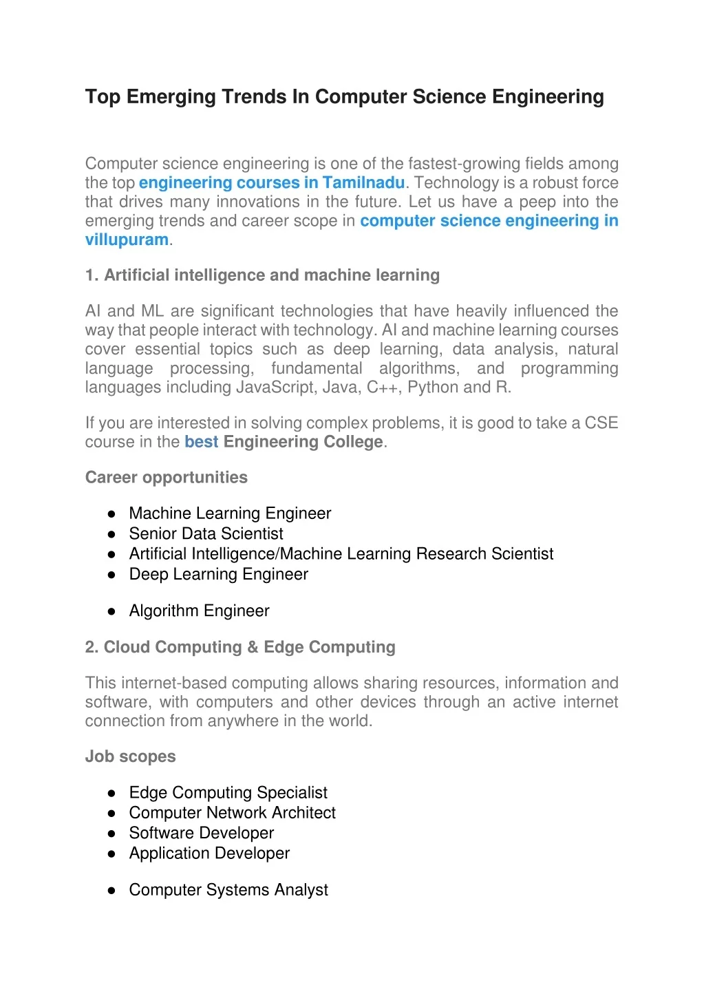 PPT - Top Emerging Trends In Computer Science Engineering PowerPoint ...