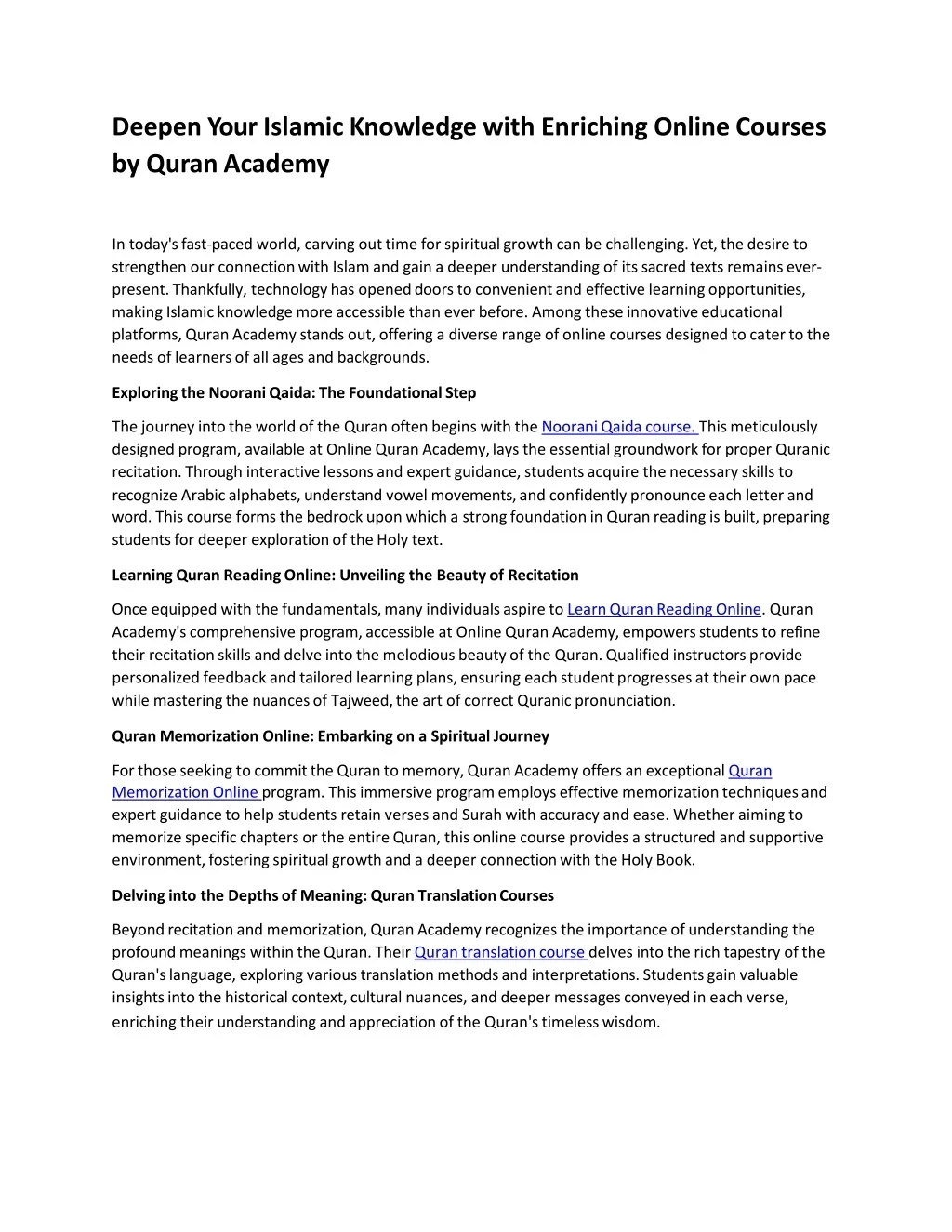PPT - Deepen Your Islamic Knowledge with Enriching Online Courses by ...