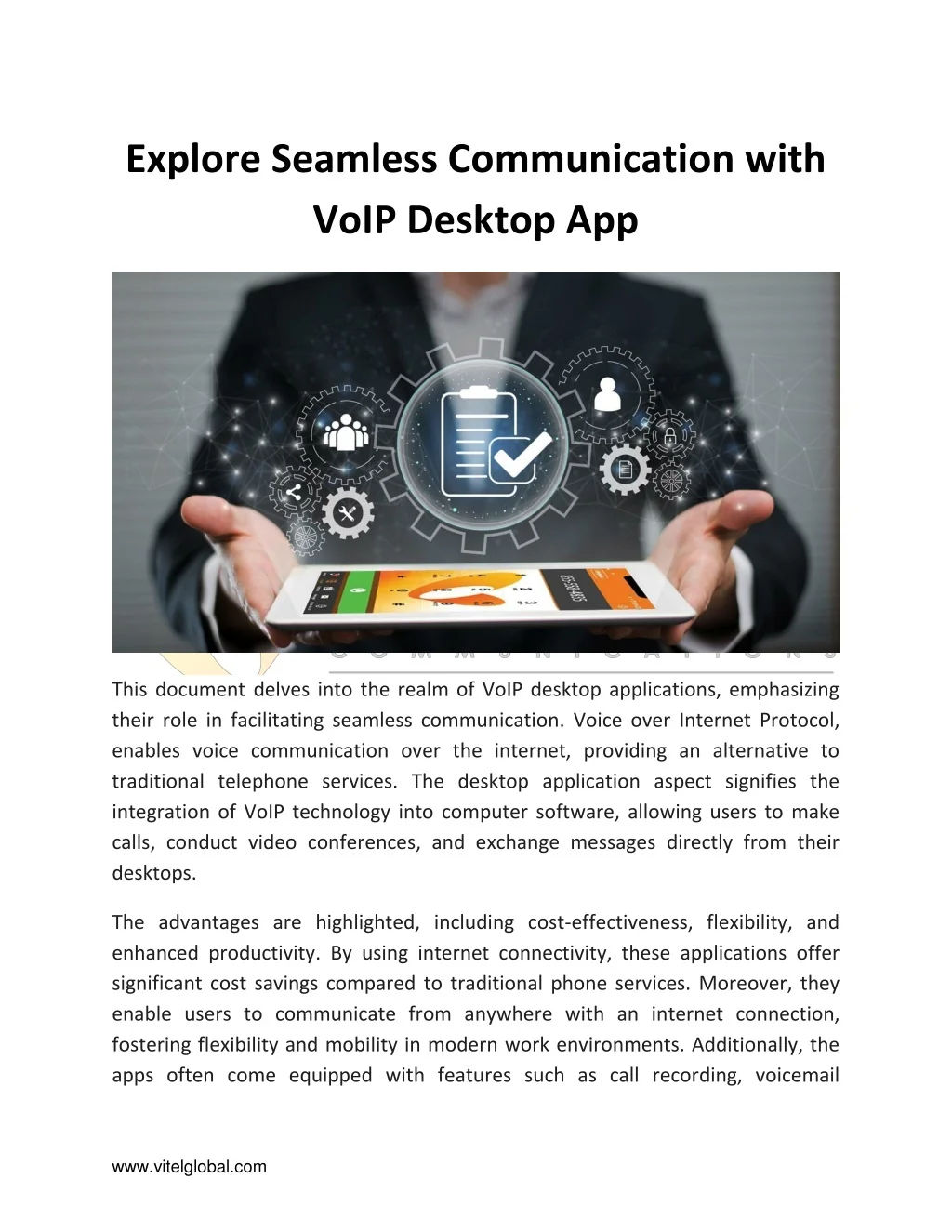 PPT - Explore Seamless Communication with VoIP Desktop App PowerPoint ...