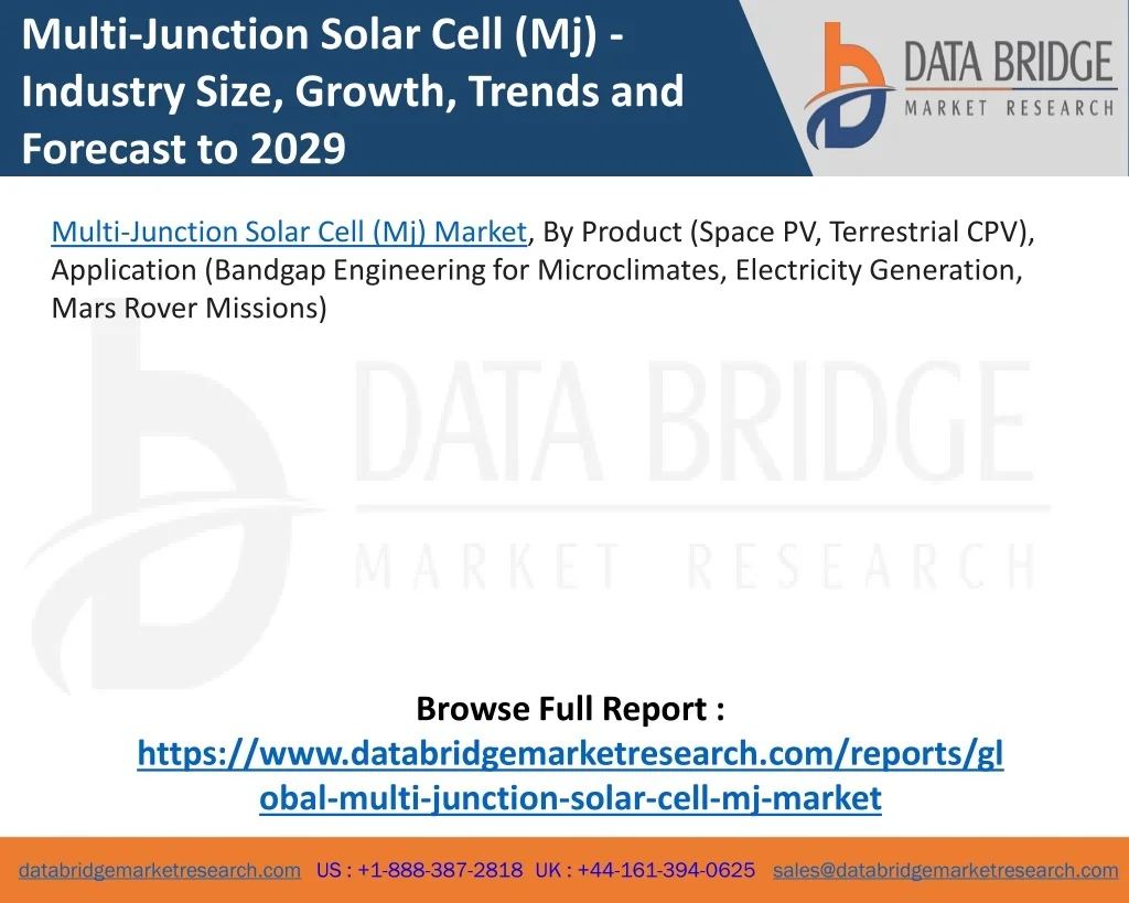 PPT - Multi-Junction Solar Cell (Mj) Market PowerPoint Presentation ...