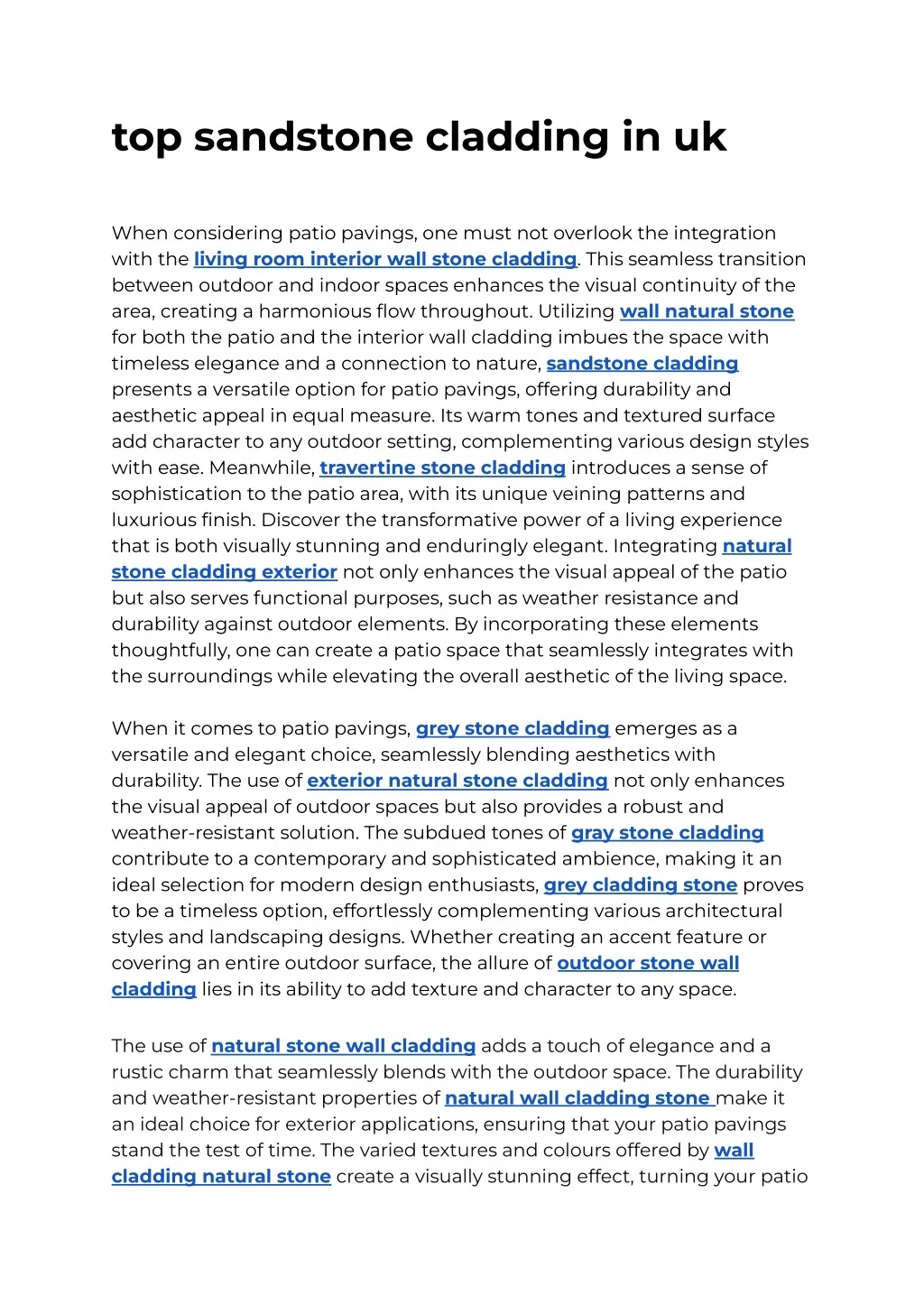 PPT - top sandstone cladding in uk PowerPoint Presentation, free ...