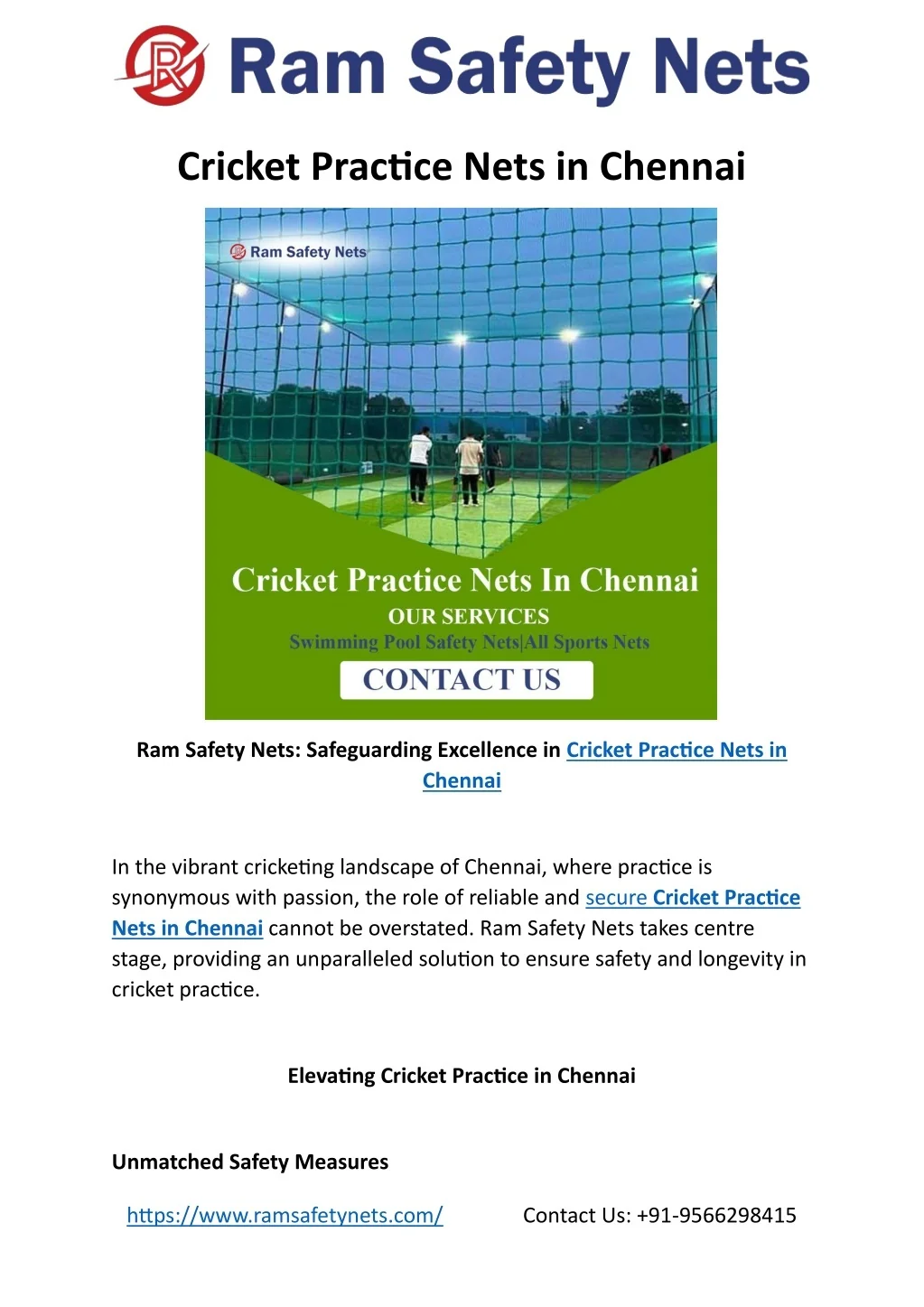 PPT - Cricket Practice Nets in Chennai PowerPoint Presentation, free ...