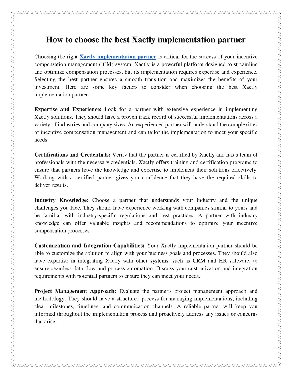 PPT - How to choose the best Xactly implementation partner PowerPoint Presentation - ID:12959346
