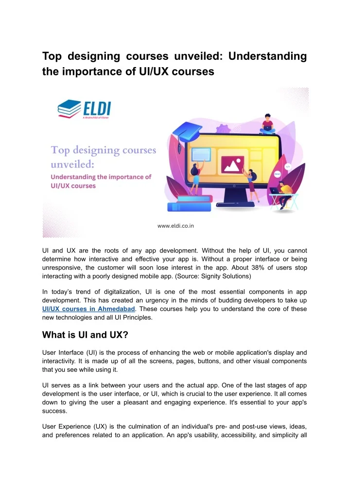 PPT - Top designing courses unveiled_ Understanding the importance of UI_UX courses PowerPoint ...