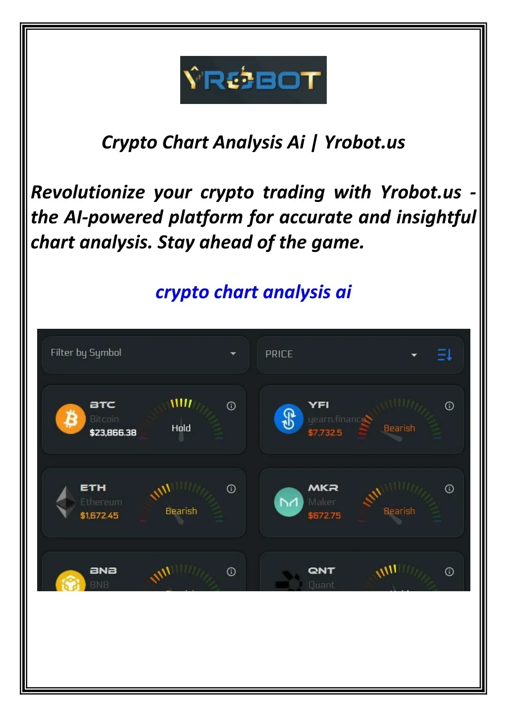 PPT - Crypto Chart Analysis Ai Yrobot.us PowerPoint Presentation, free download - ID:12966298