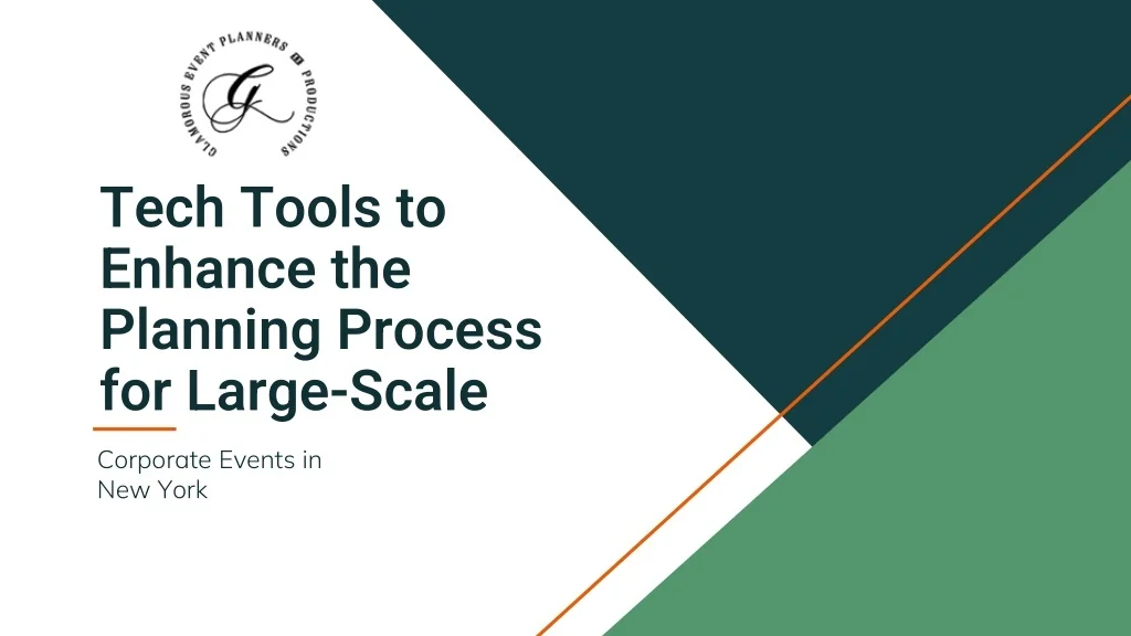 PPT - Tech Tools to Enhance the Planning Process for Large-Scale ...