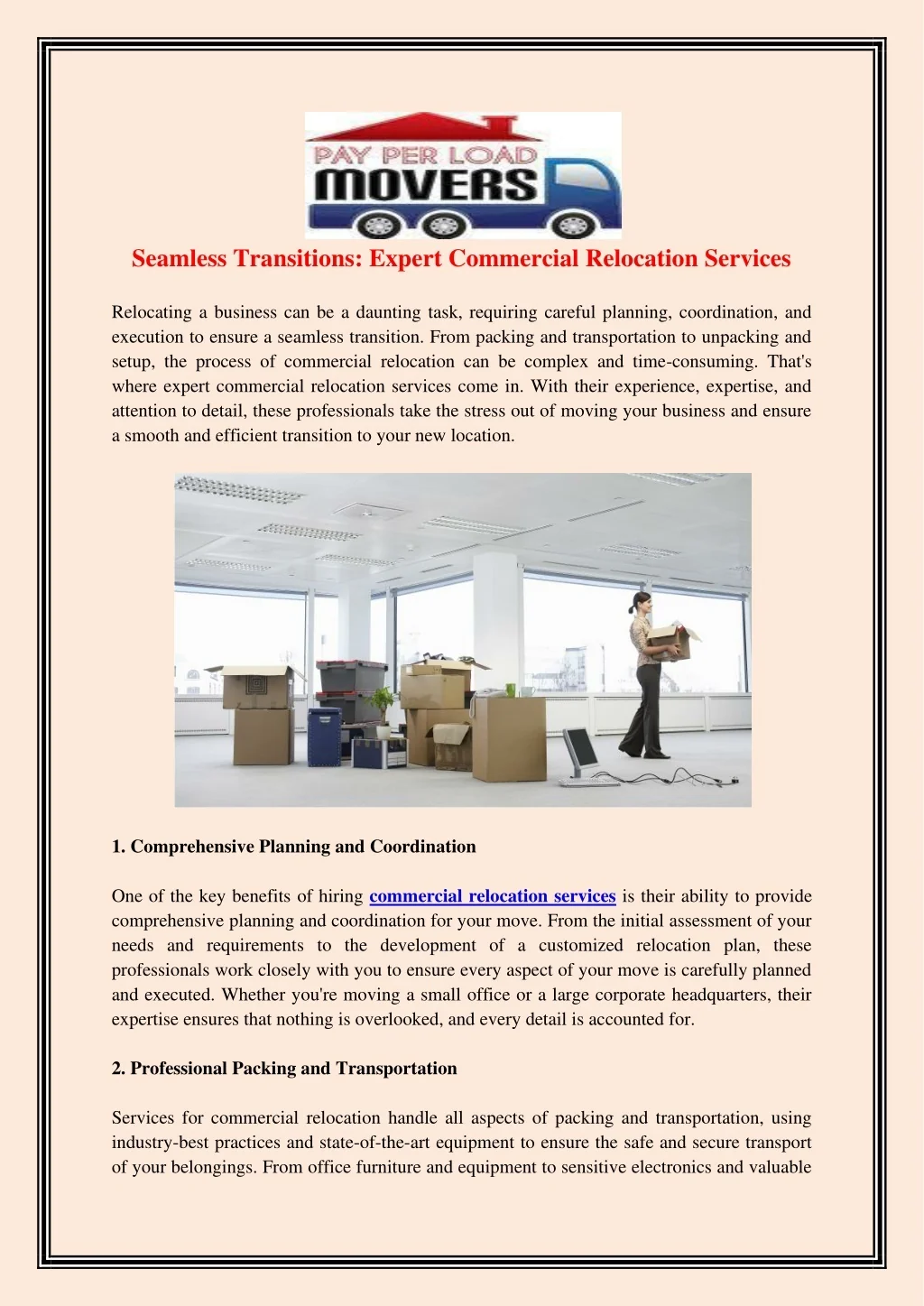 PPT - Seamless Transitions: Expert Commercial Relocation Services ...