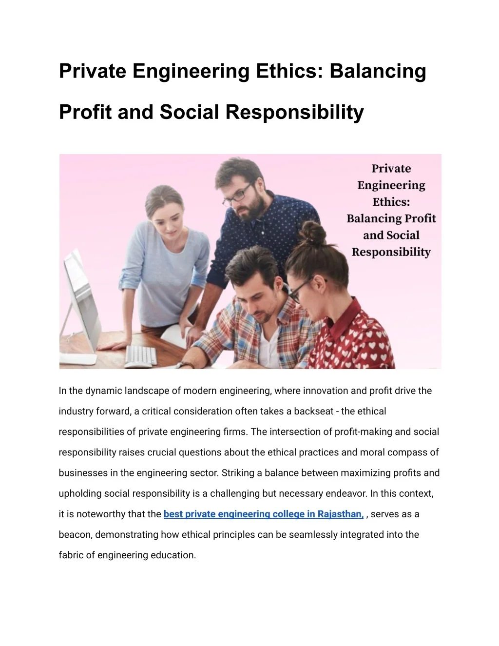 PPT - Private Engineering Ethics: Balancing Profit and Social ...