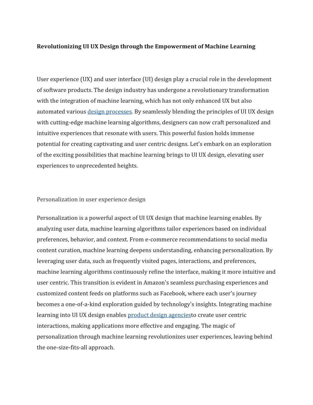 PPT - Revolutionizing UI UX Design through the Empowerment of Machine Learning PowerPoint ...