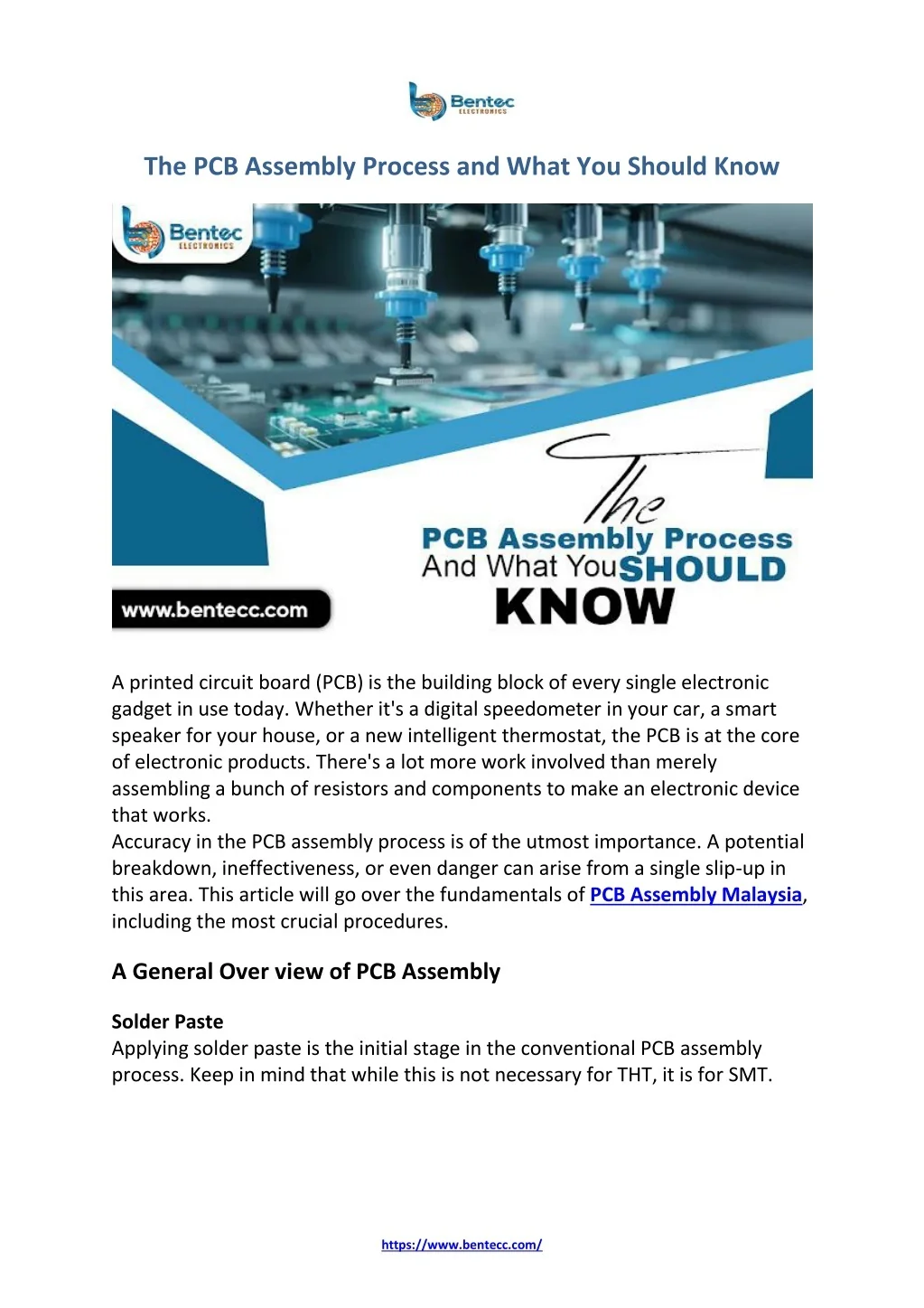 PPT - The PCB Assembly Process and What You Should Know PowerPoint ...
