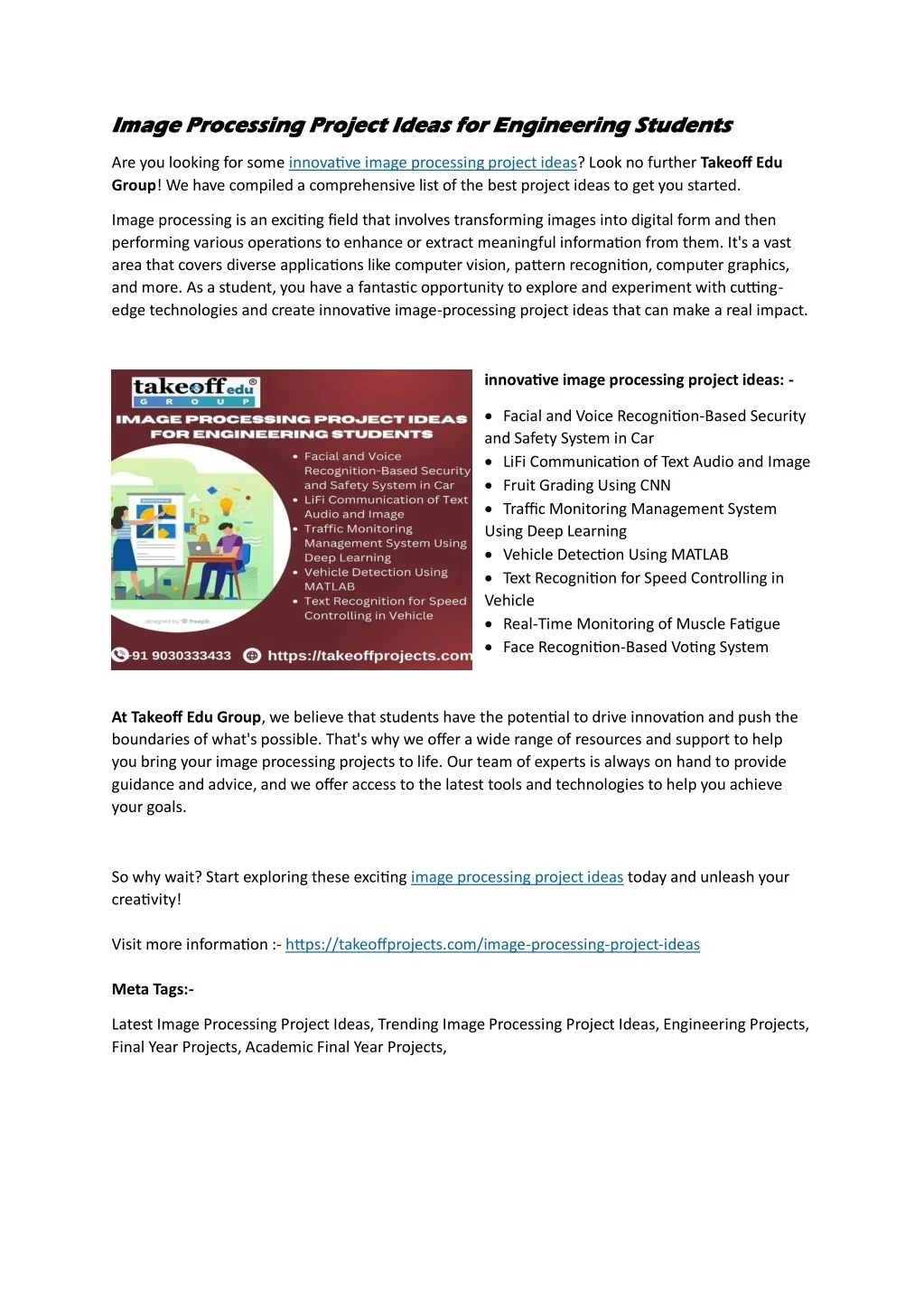 PPT - Image Processing Project Ideas for Engineering Students ...