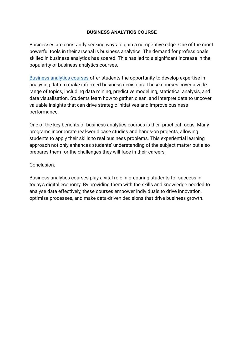 PPT - Business analytics course PowerPoint Presentation, free download ...