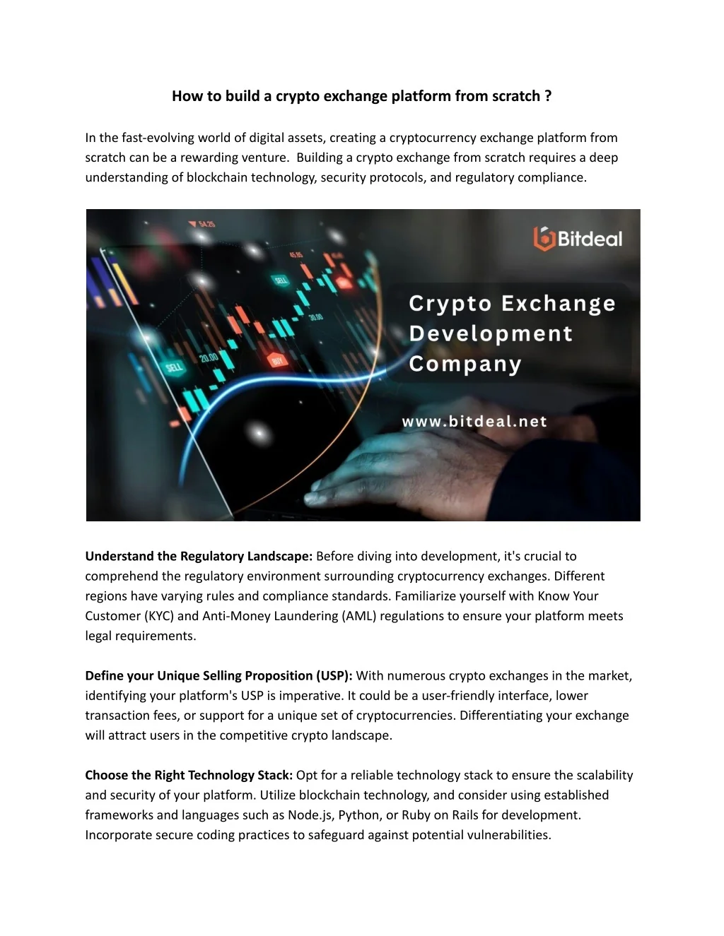 PPT - How to build a crypto exchange platform from scratch PowerPoint Presentation - ID:12981610