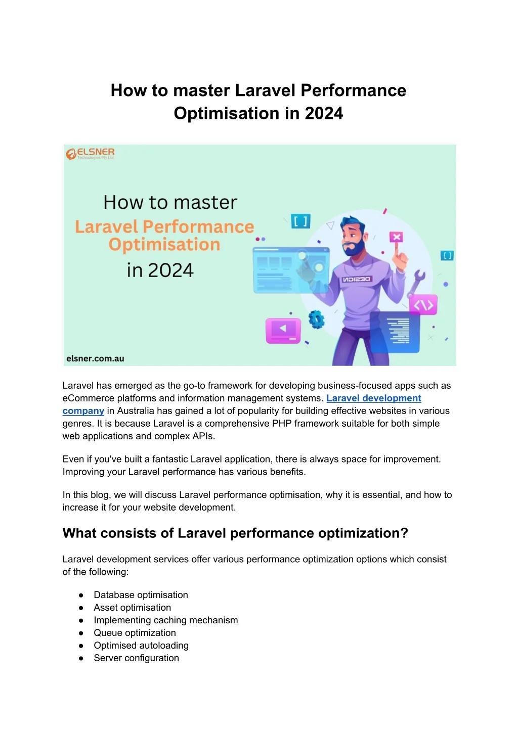 PPT - How to master Laravel Performance Optimisation in 2024 PowerPoint Presentation - ID:12983958
