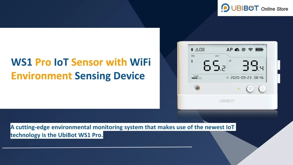 PPT - WS1 Pro IoT Sensor with WiFi Environment Sensing Device ...