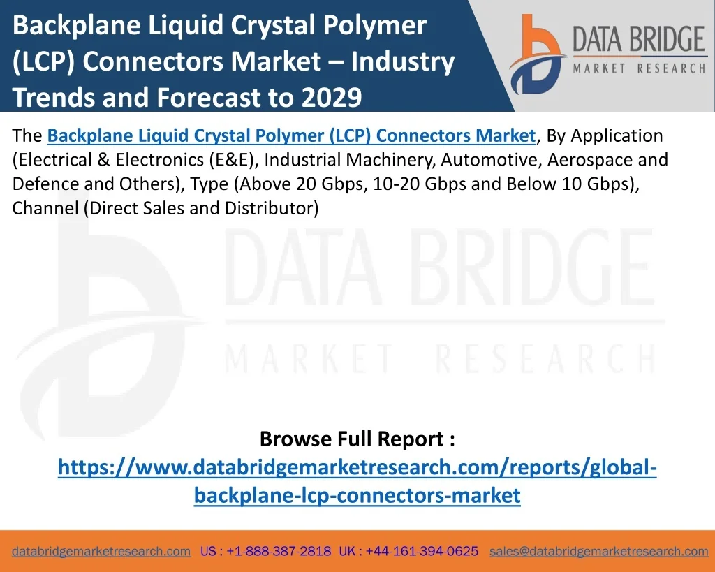 PPT - Backplane Liquid Crystal Polymer (LCP) Connectors Market ...