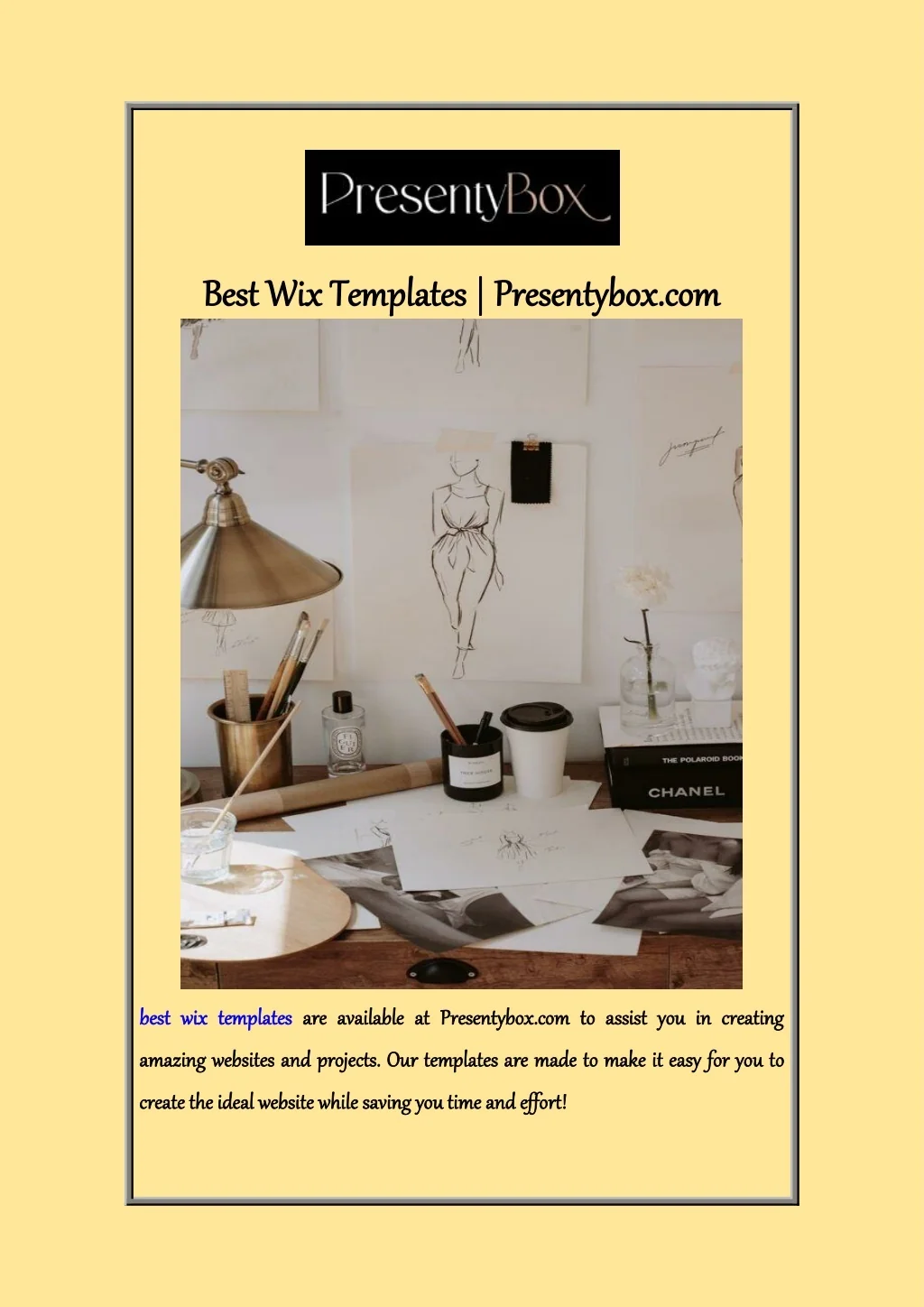 PPT - Best Wix Templates Presentybox com PowerPoint Presentation, free ...