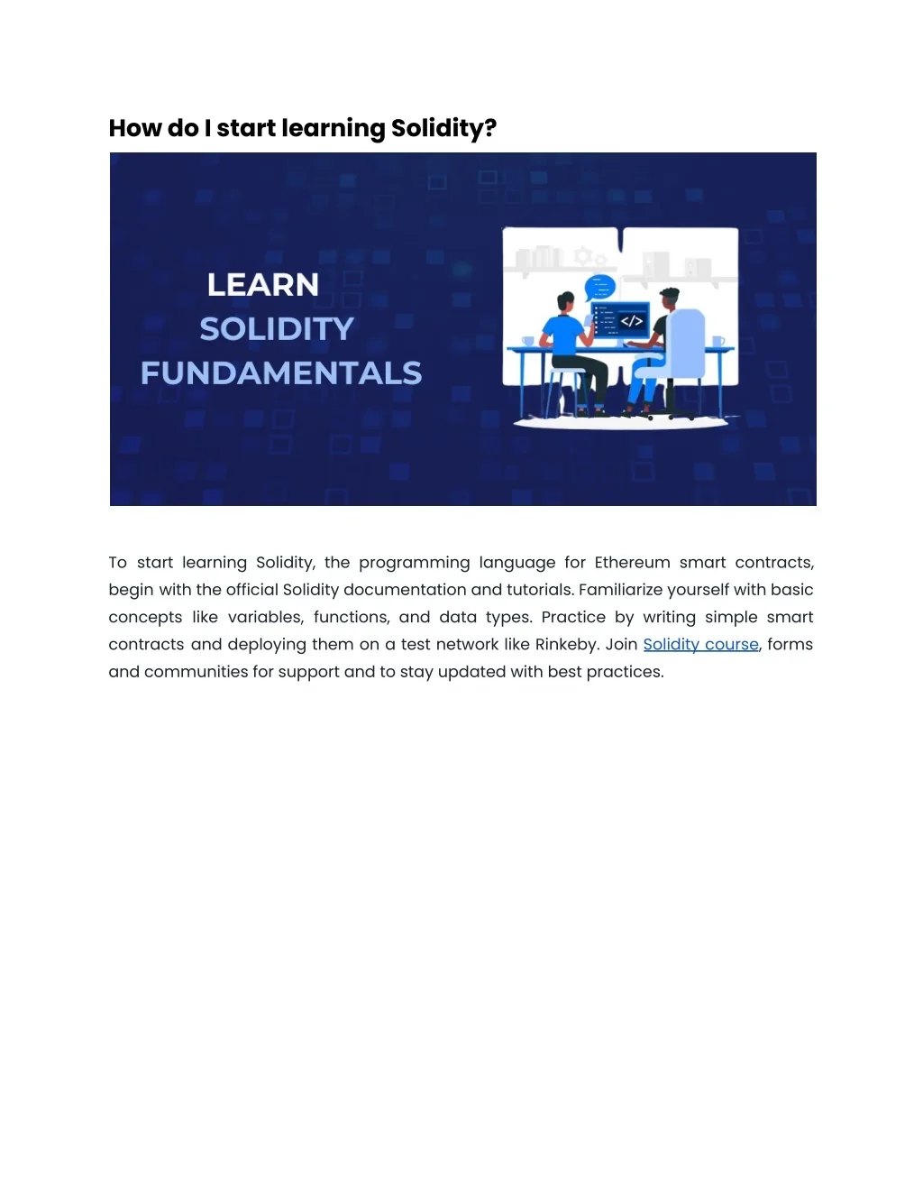 PPT - How do I start learning Solidity_ PowerPoint Presentation, free ...