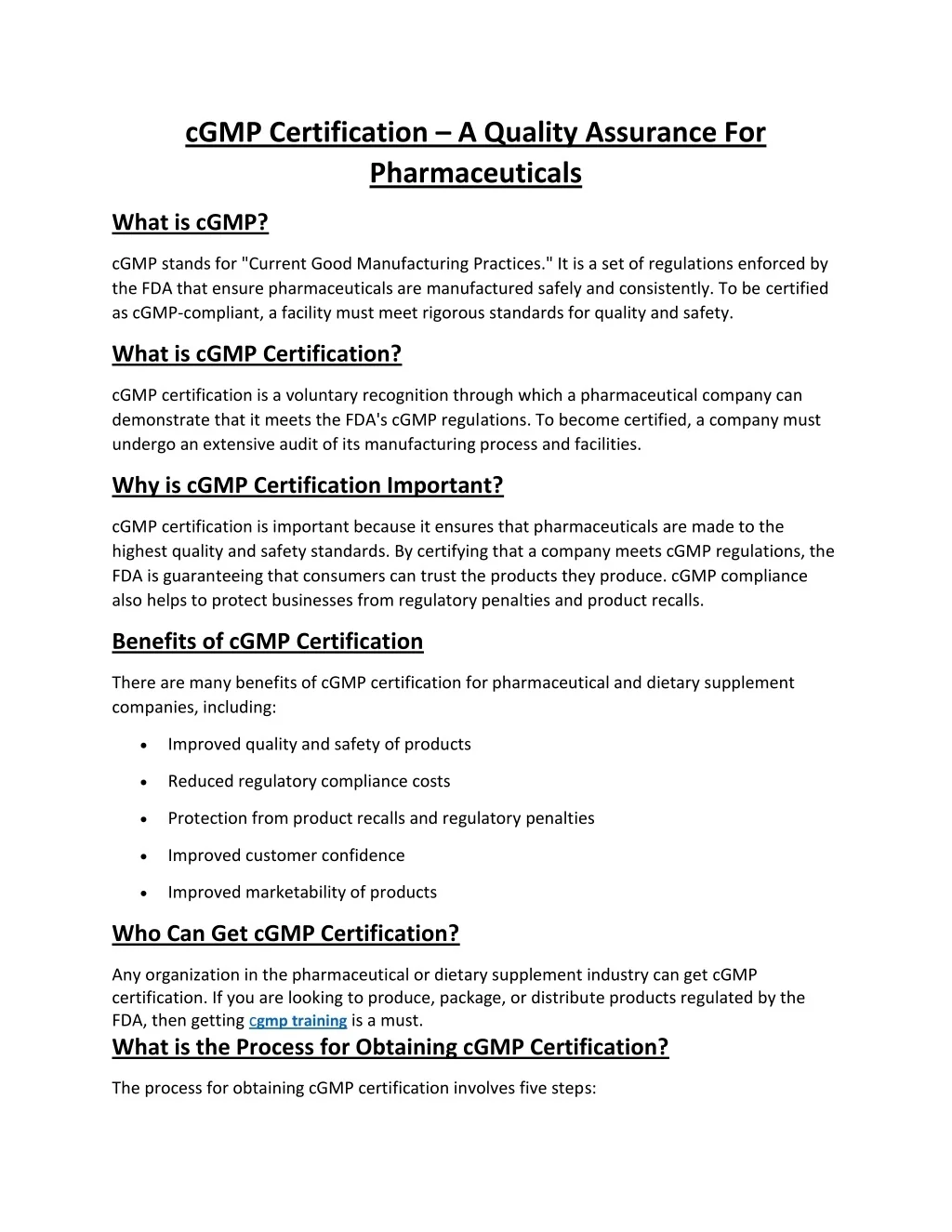 PPT - cGMP training PowerPoint Presentation, free download - ID:13008046