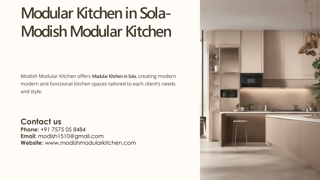 PPT - Modular Kitchen in Sola, Best Modular Kitchen in Sola PowerPoint ...