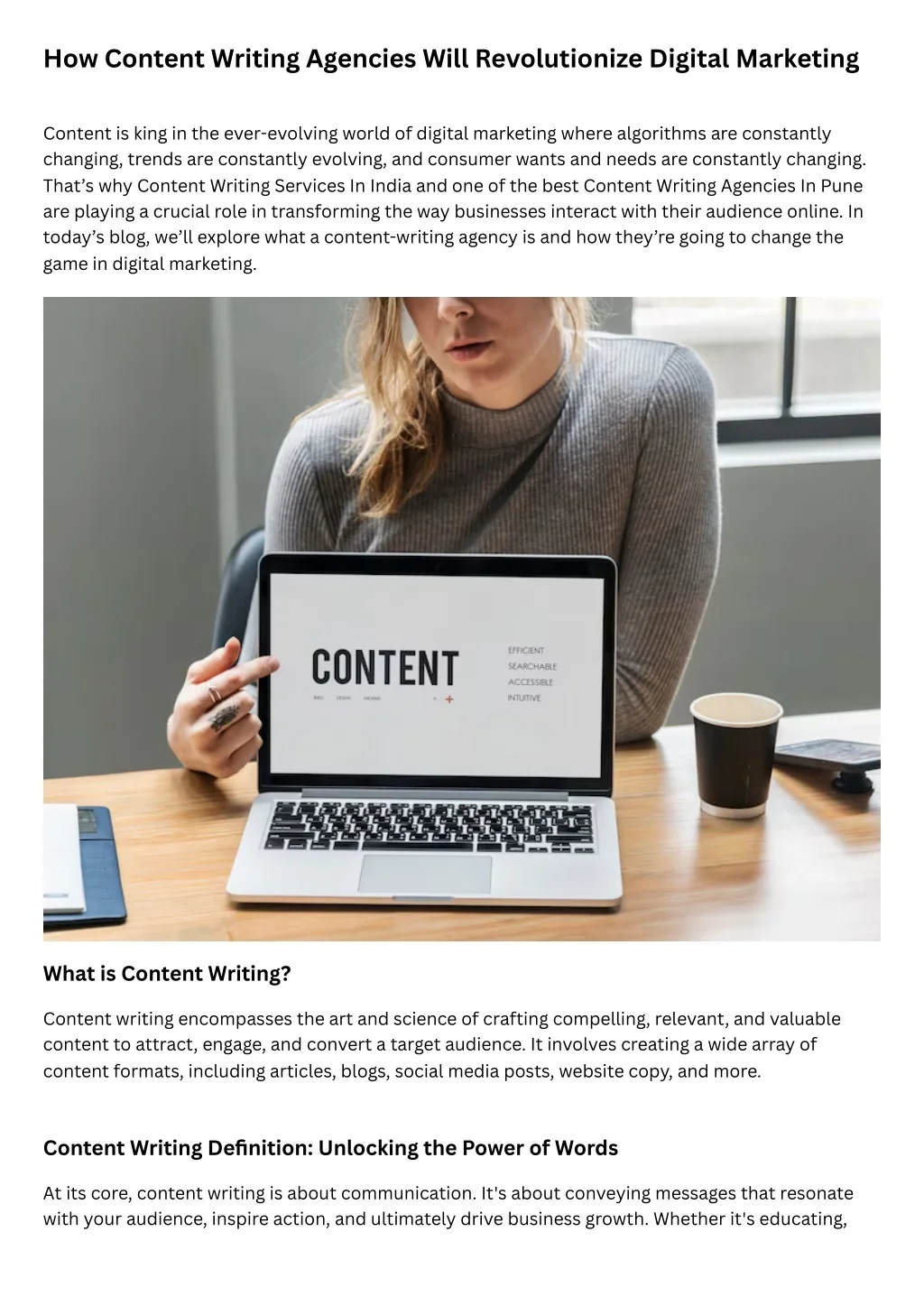 PPT - How Content Writing Agencies Will Revolutionize Digital Marketing ...