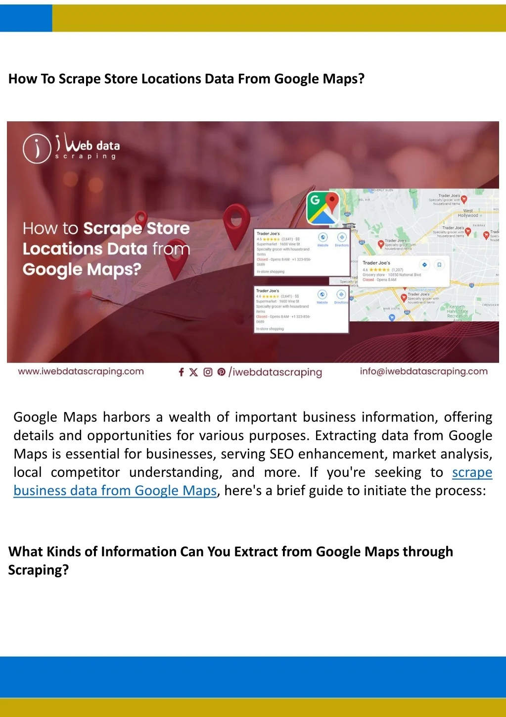 PPT - How To Scrape Store Locations Data From Google Maps ppt PowerPoint Presentation - ID:13015077
